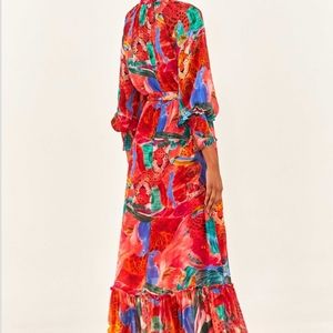 FARM Rio | Dresses | Farm Rio Animal Collage Maxi Dress | Poshmark